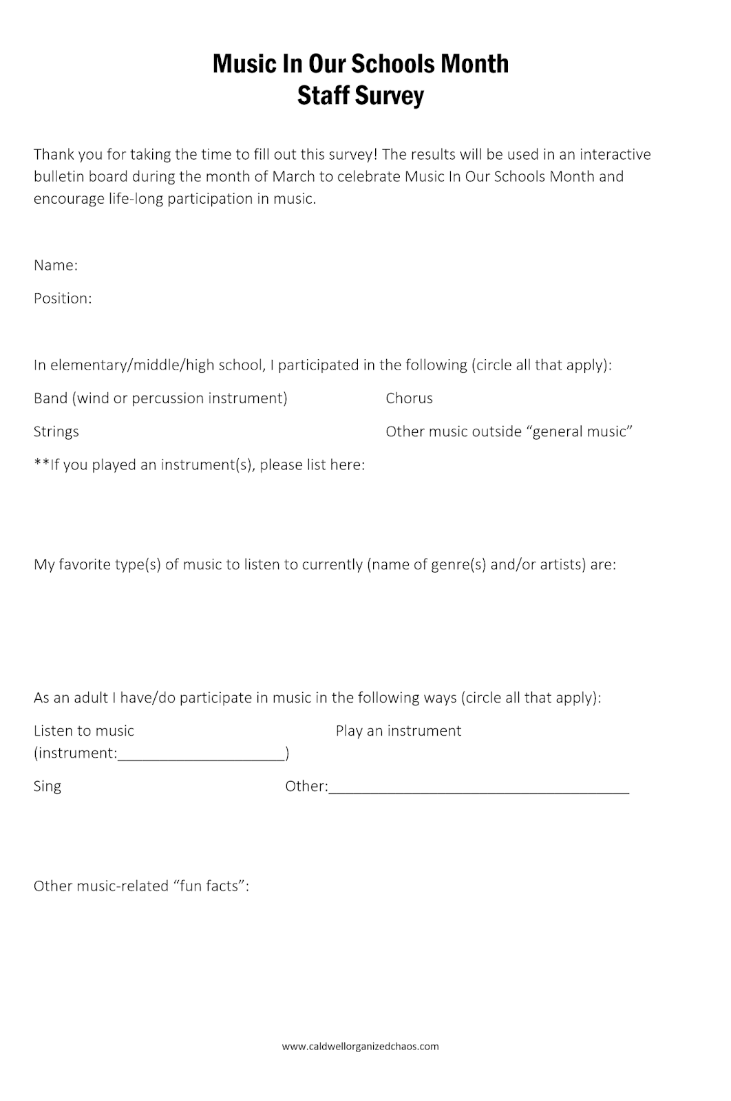 Music In Our Schools Month: 2 (more!) easy and engaging ideas ...