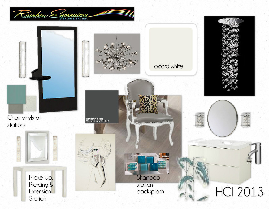 Design Board – Project Hair Salon | Hollie Cooper Interiors