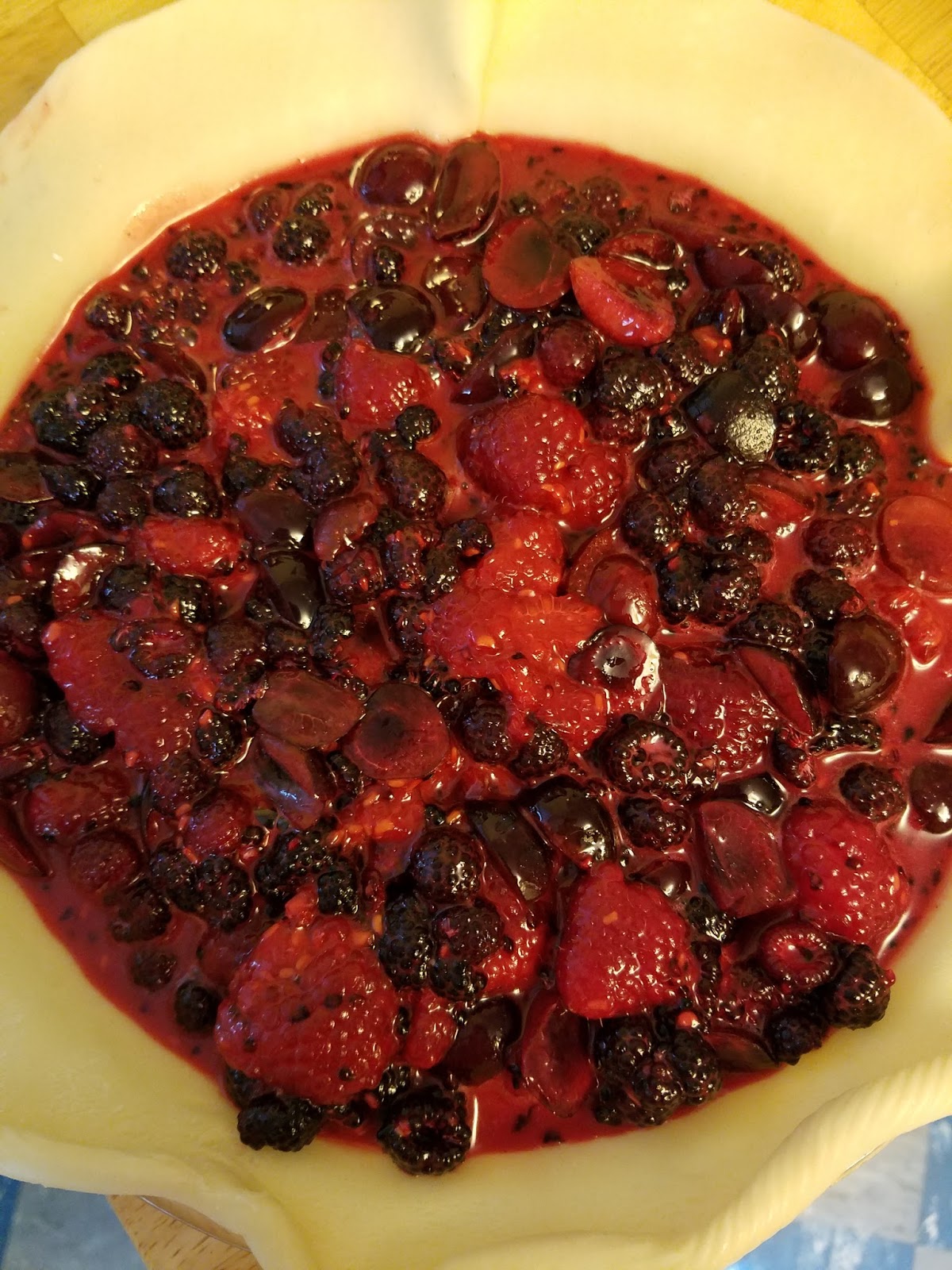Confidence is Key: Recipe: Fruit of the Forest Pie