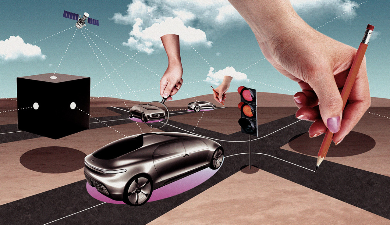 High-precision maps for self-driving cars