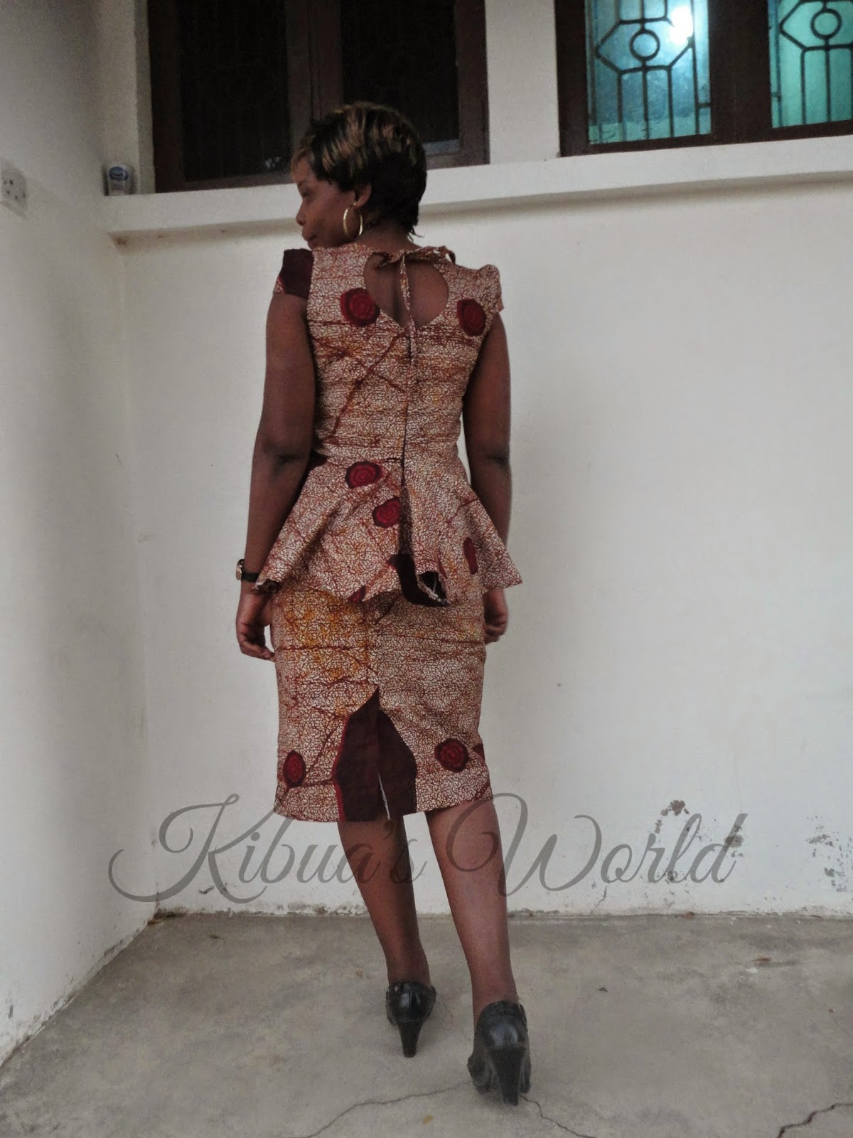 Kibua Designs: KITENGE PEPLUM