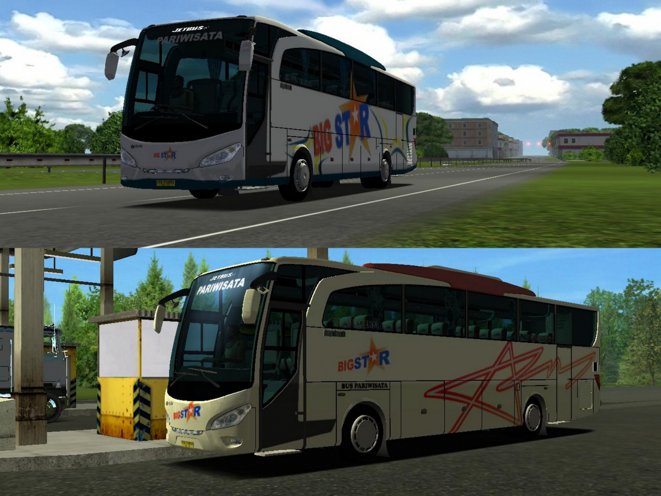 ito tirto: 2 Livery Big Star JETBUS HD