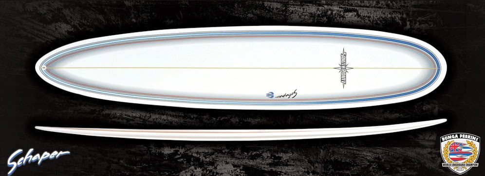 Waveriders: 9' Walden SLX Epoxy Mega Magic Longboard delamination