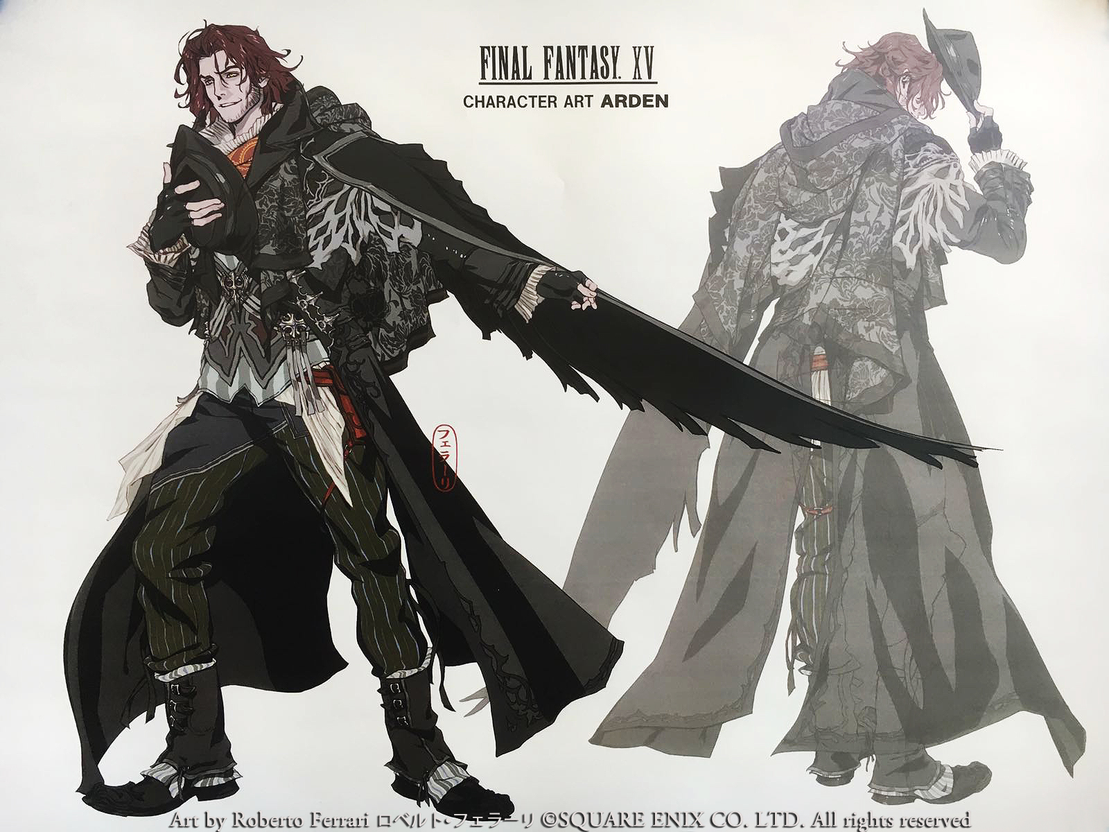 Daft Bunziblogger: FINAL FANTASY XV CHARACTER DESIGN BY ROBERTO FERRARI ...