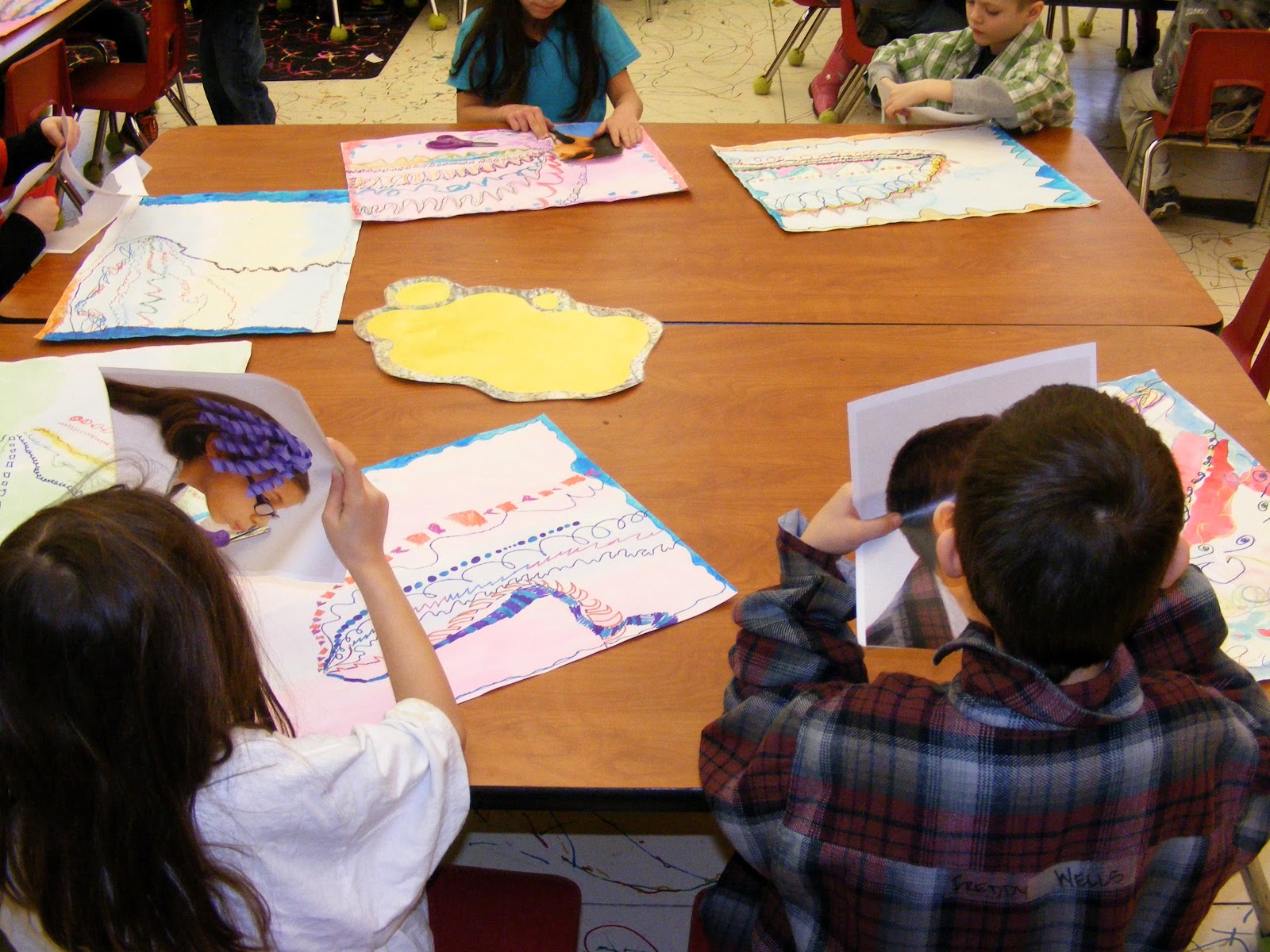 Suffield Elementary Art Blog!: 2nd Grade Line Studies