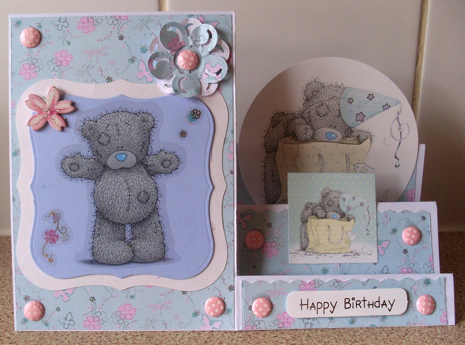 Crafting Gill: my new tatty teddy cards