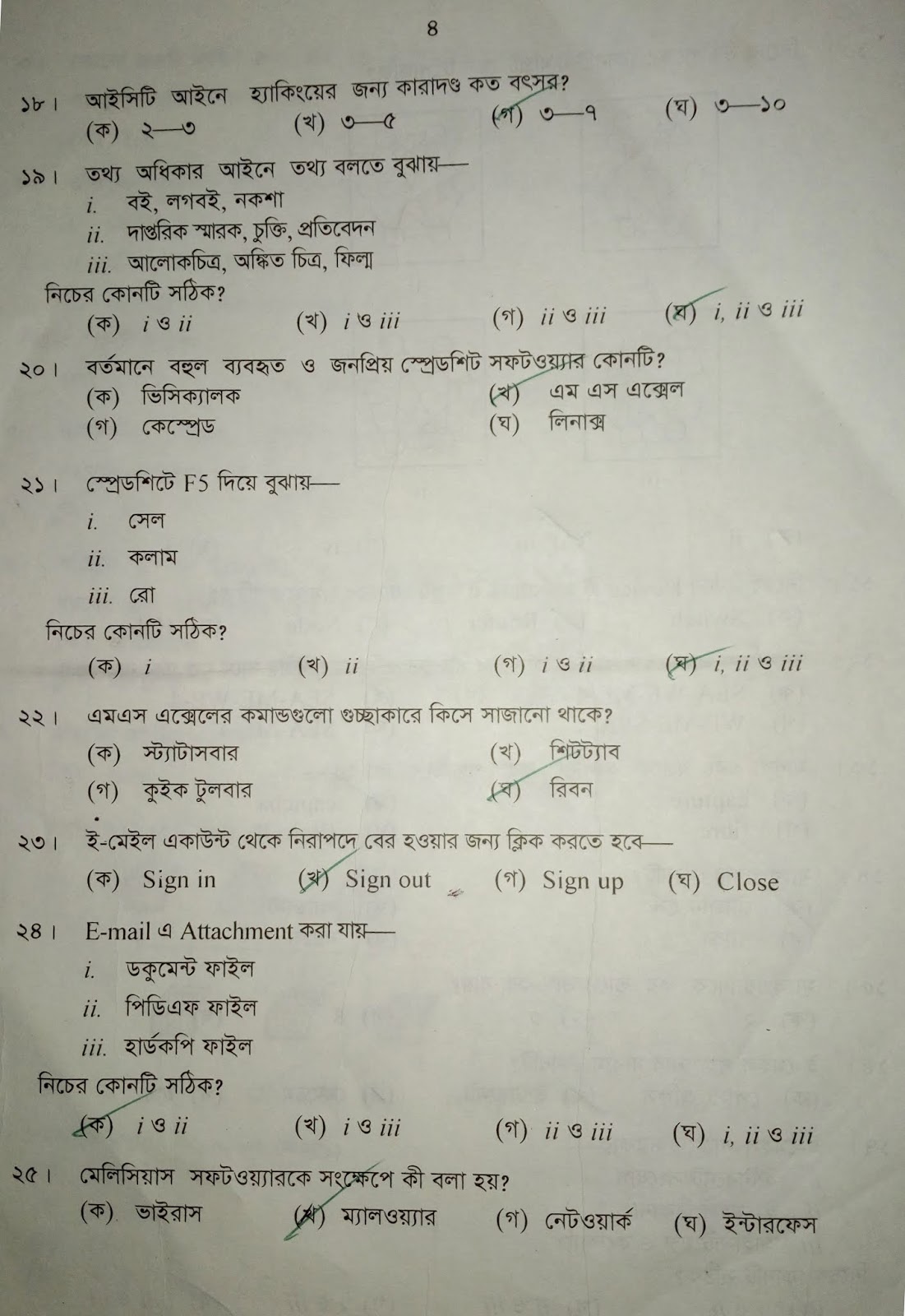 JSC ICT Question 2023 - (জে. এস. সি. আই. সি. টি. প্রশ্ন ও উত্তর)
