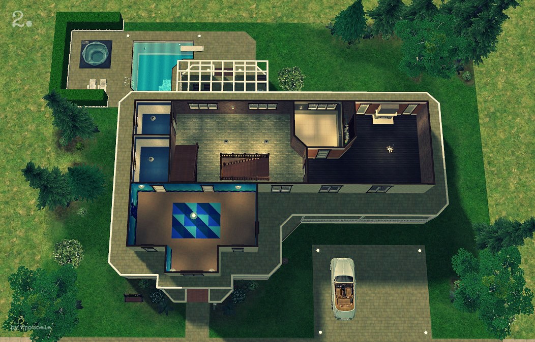 Aronoele Sims: Two classic style mansions / Dva domy v klasickém stylu