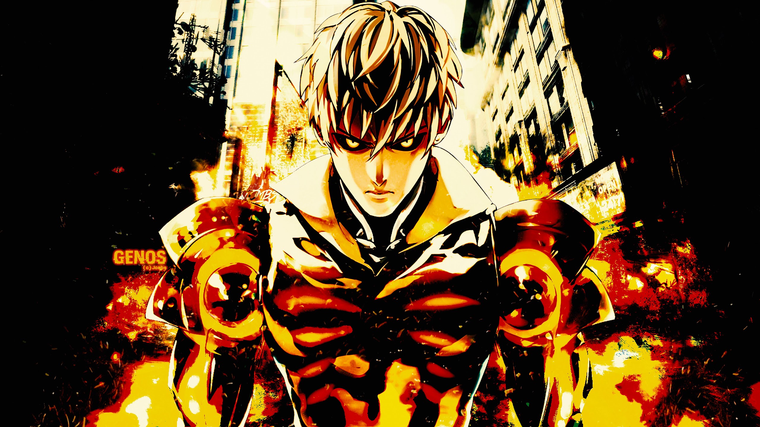 Genos, One Punch Man, 4K, #123 Wallpaper PC Desktop