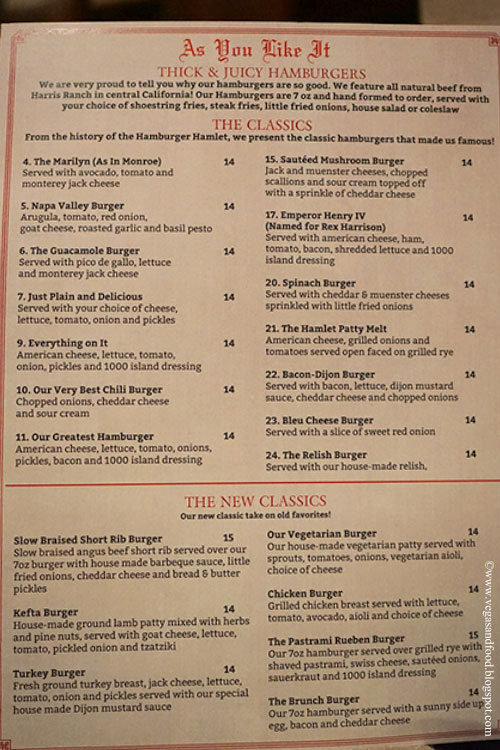 Hamburger Hamlet - Sherman Oaks - Vegas and Food