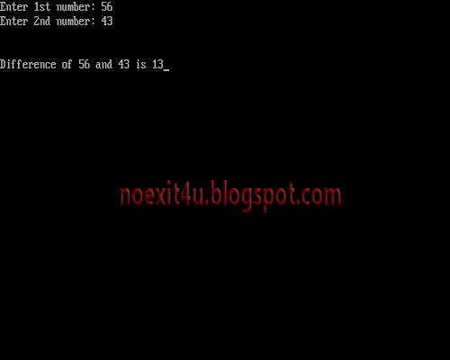 C Program To Subtract Two Numbers Using Pointer ~
