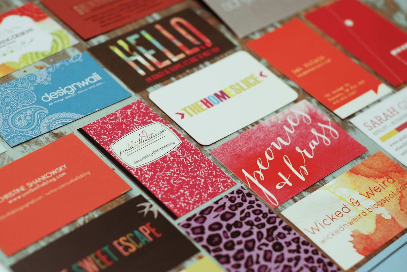 Blogger Business Card Inspiration - Rambling Renovators