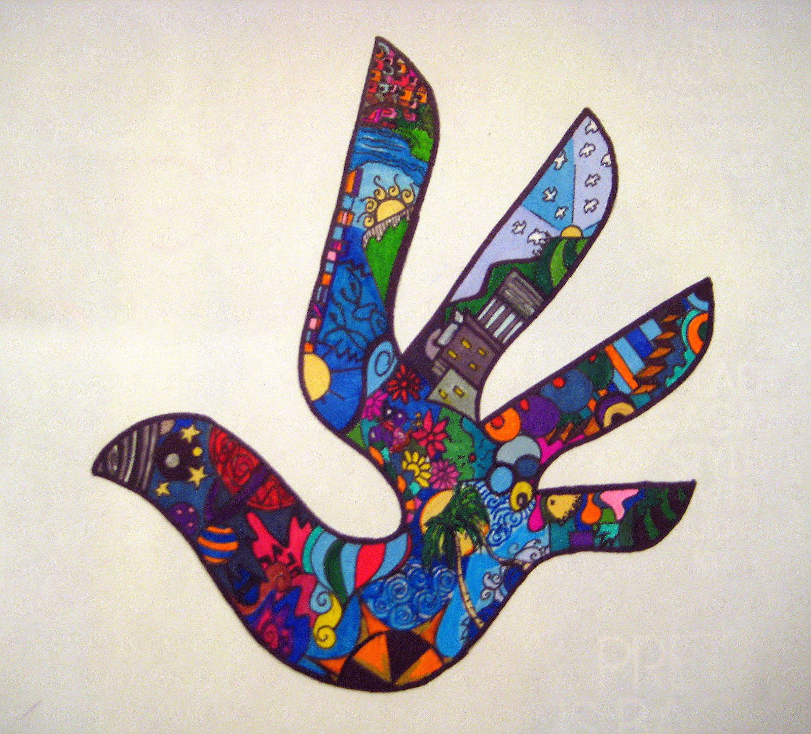 MikAn the Doodling Crusader: Human rights Logo with doodles by MikAn