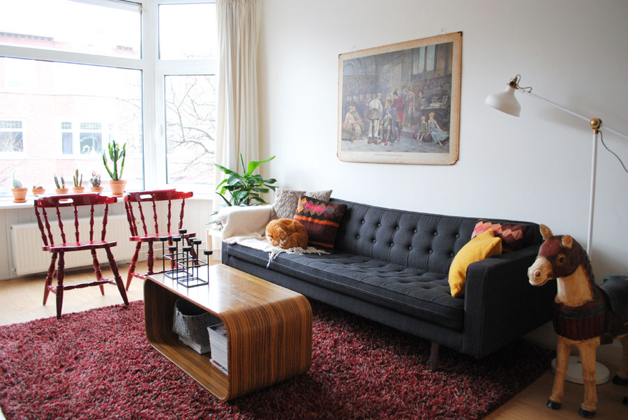 Dutch Design on a Budget: Onze zitkamer