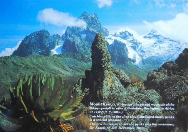 WORLD HERITAGE STAMPS AND POSTCARDS: Kenya - Mount Kenya National Park ...