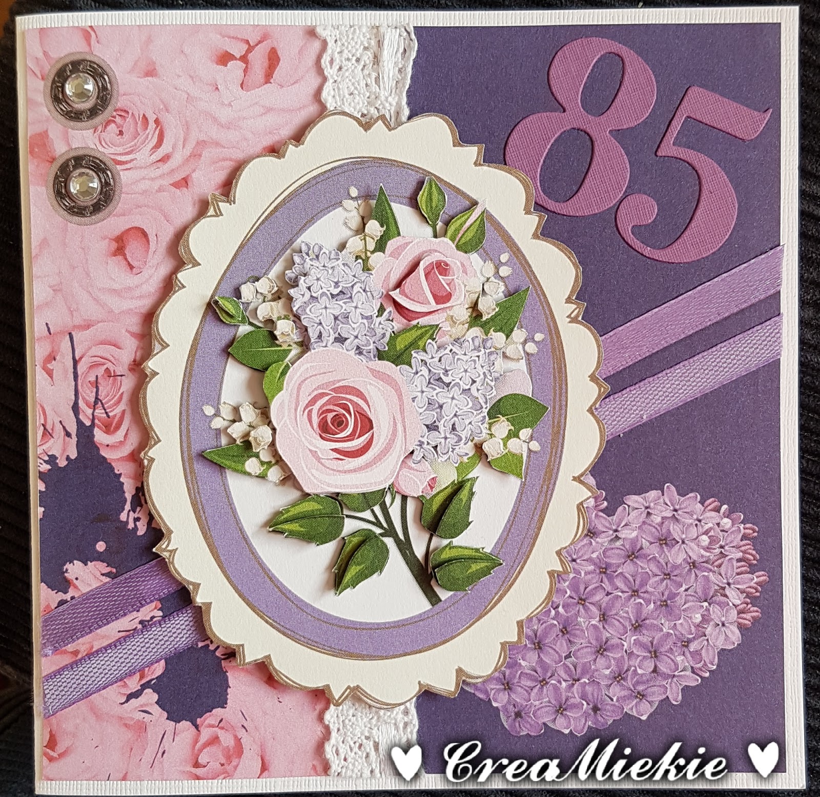 Creamiekie: Bestelling: verjaardagskaart 85 jaar