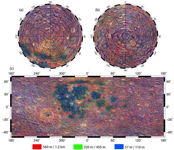 RUBENS Núcleo de Estudos da Lua: Mapa detalhado da lua revela seu ...