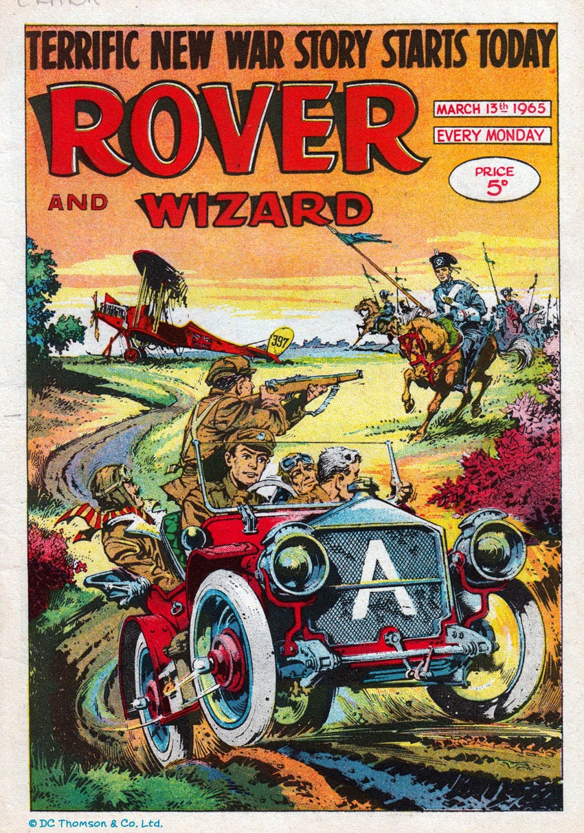 BLIMEY! The Blog of British Comics: Rover covers (1965)