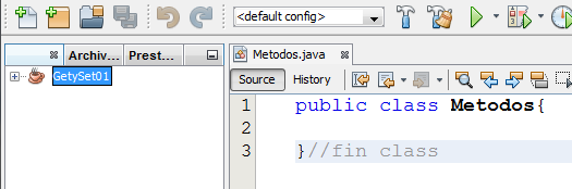 CodigoGX: Codigos de programación: Capítulo 61. Java: Metodos Get y Set
