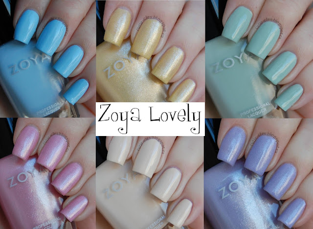 Paleberry: Zoya Lovely - Swatches & Review