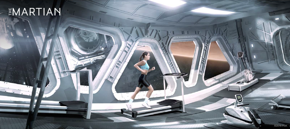 Concept art for The Martian movie | human Mars