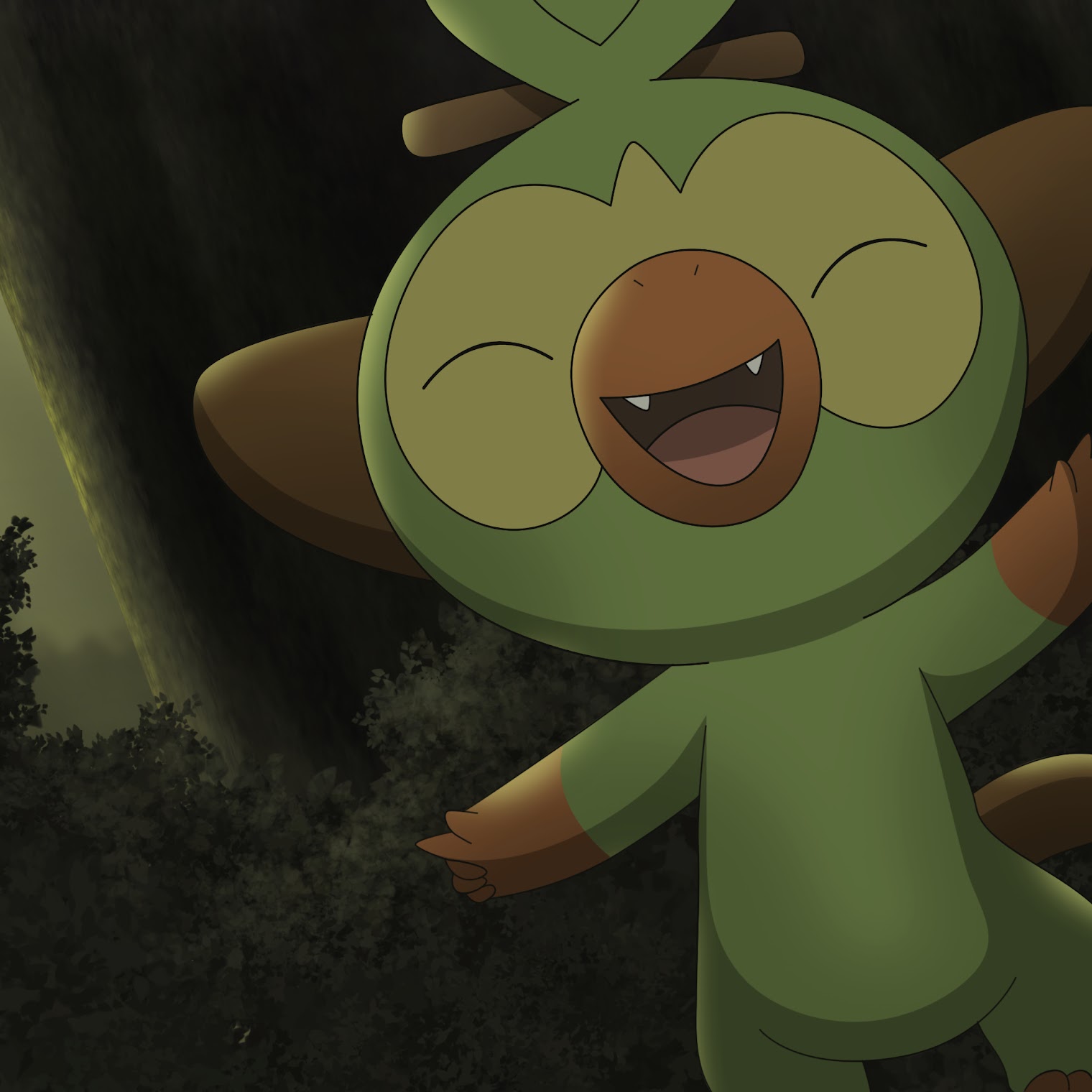 Grookey, Pokemon Sword and Shield, 4K, #79 Wallpaper PC Desktop