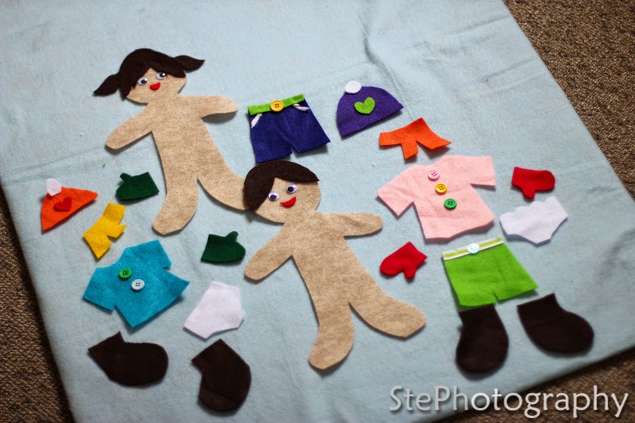 Felt Board: Dress-Up People