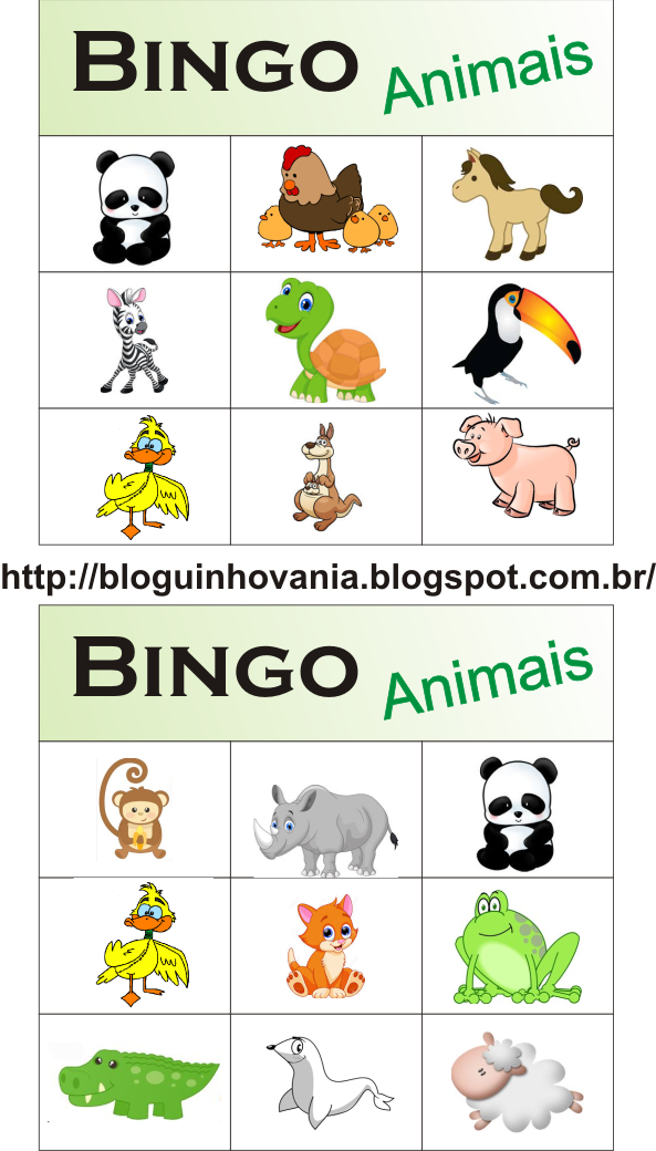 Bingo Animais