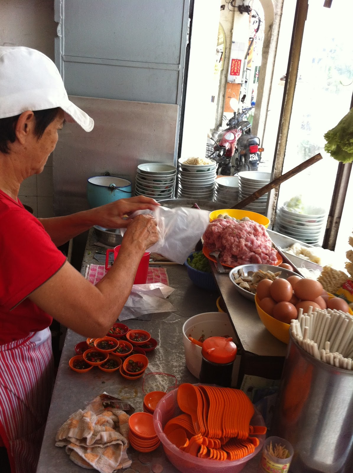 Our Journey : Penang Georgetown - Old School Conventional Maggi Mee stall