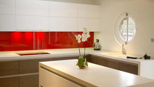 Modern Kitchen Splashbacks @ The Kitchen Design