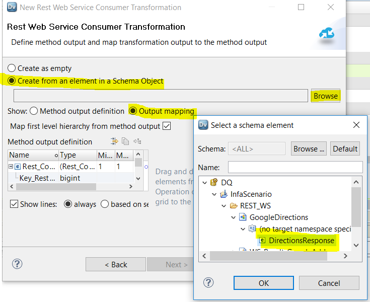 Configure REST web service consumer transformation to send and receive ...