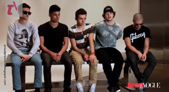 Proud Prisoners: Screencaps: The Wanted The Wanted interviews for Teen ...