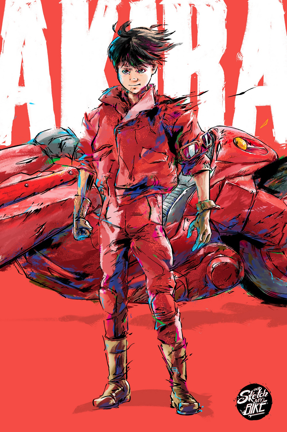 Sketch My Bike: Kaneda fan art