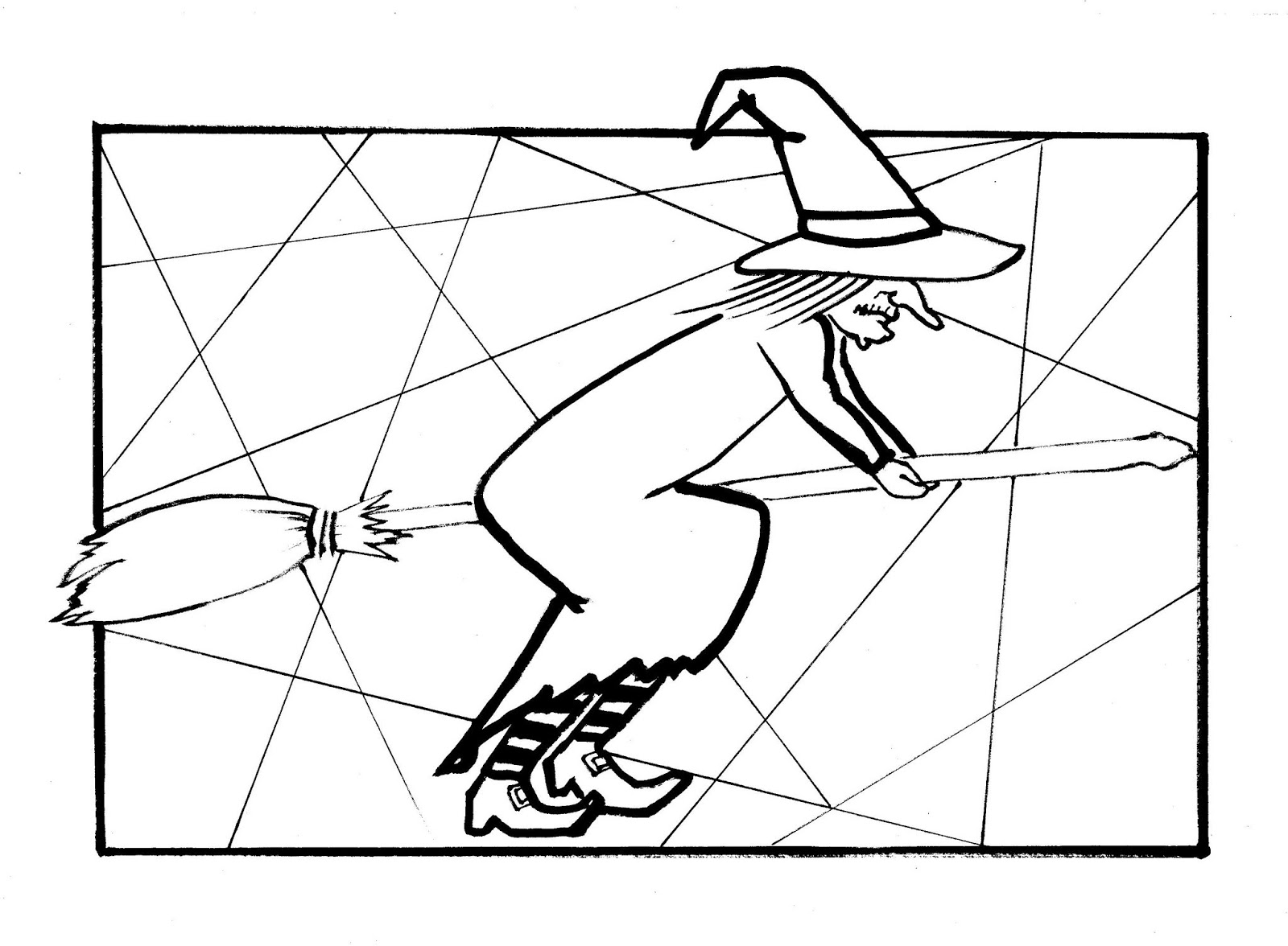 La boite à idées de l' atelier 3B* * *: Sorcière en graphisme