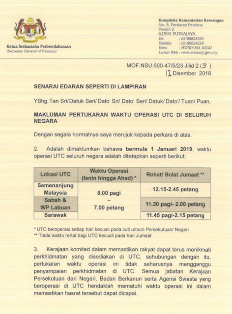 Pertukaran Waktu Operasi UTC di seluruh Negara - All About Love