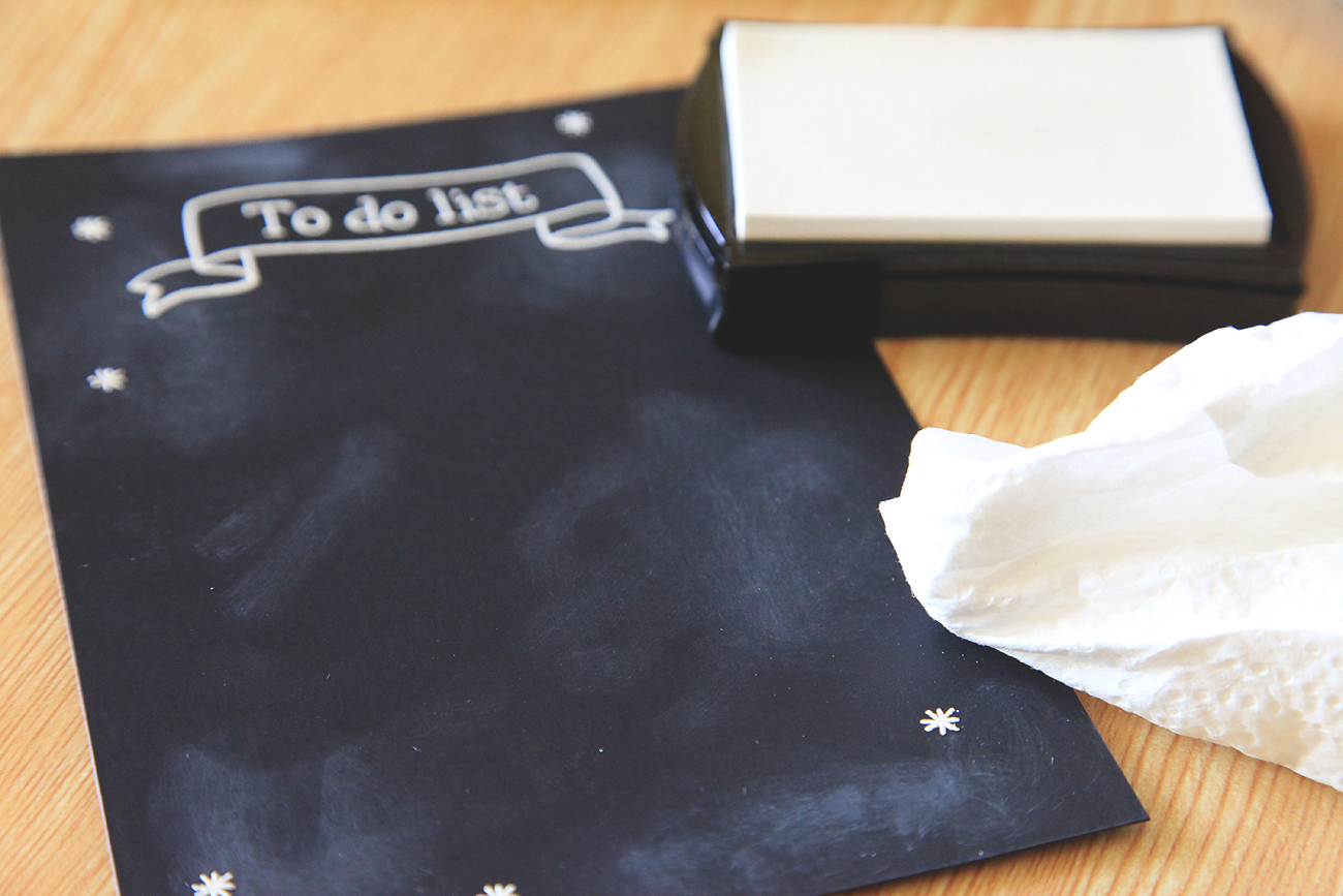 Unify Handmade: DIY Chalkboard To-Do List Frame