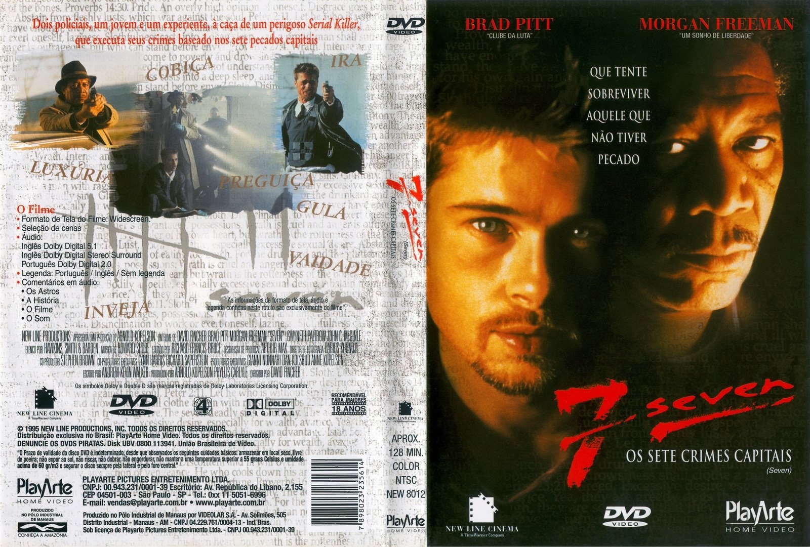 Capa do Filme - Seven - Os Sete Crimes Capitais ~ Sam Capes