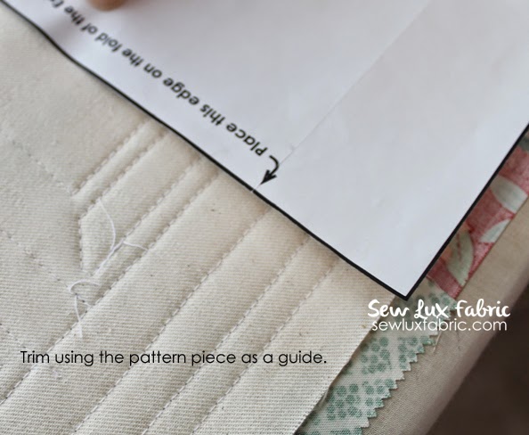 Sew Lux Fabric : Blog: Weekender Sew Along : Making the Exterior