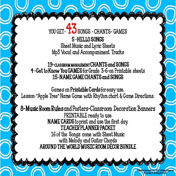 Celebrating Back to School and 300 Followers at TPT - Sing Play Create