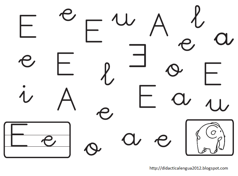 FICHAS DE APRENDIZAJE: VOCAL E