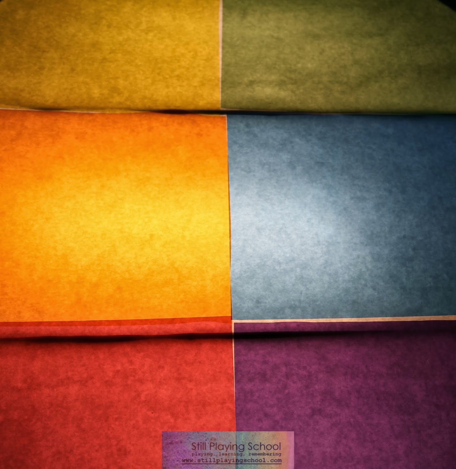 Color Sorting on the Light Table | Still Playing School