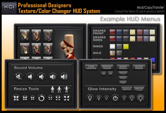 Pro Color Picker & Texture Changer HUD System - Extended