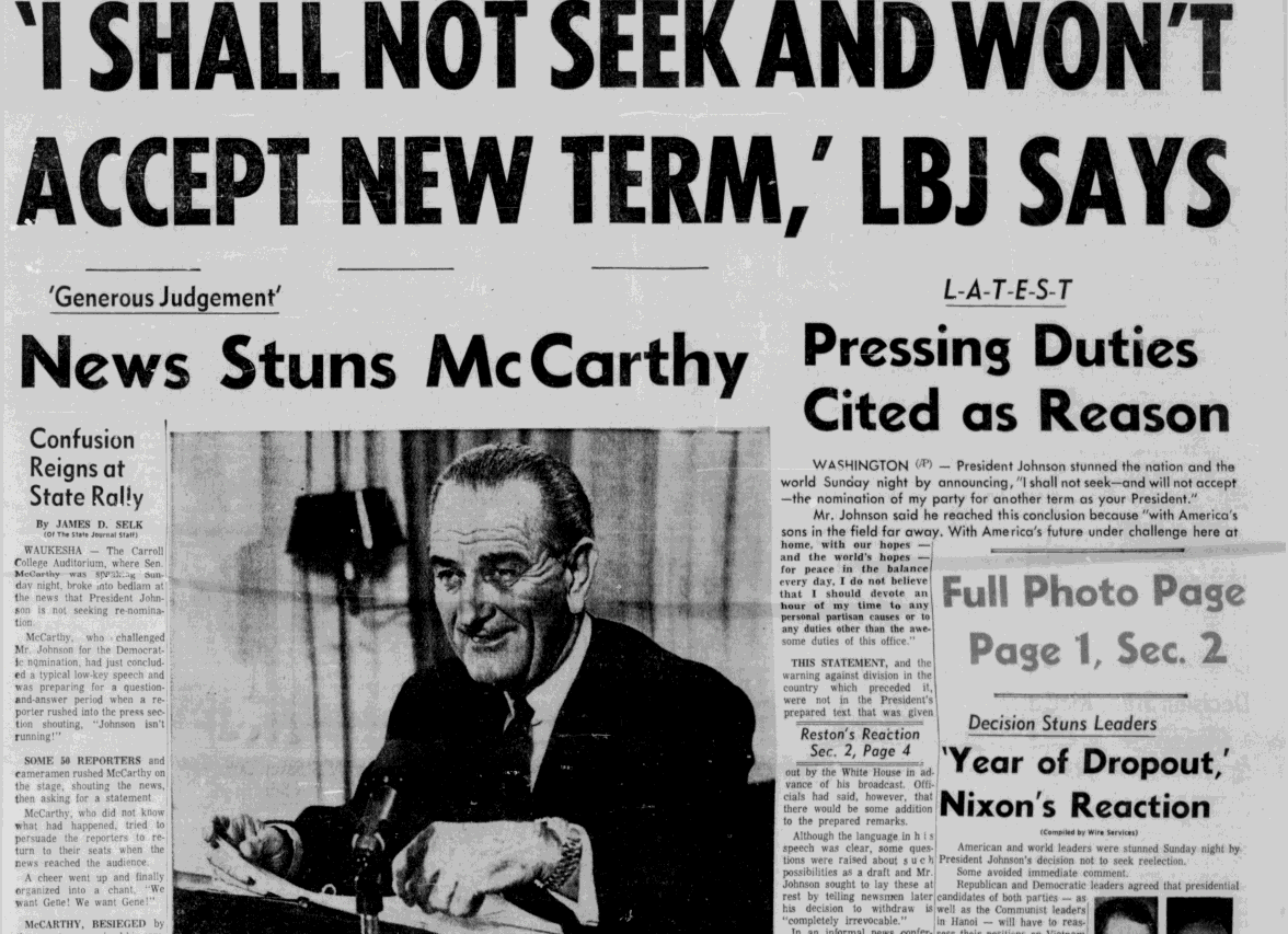 Campaign 1968: As It Happened