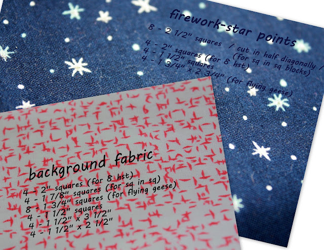 finding joy in the little things ~~~: one way to make a firework star block