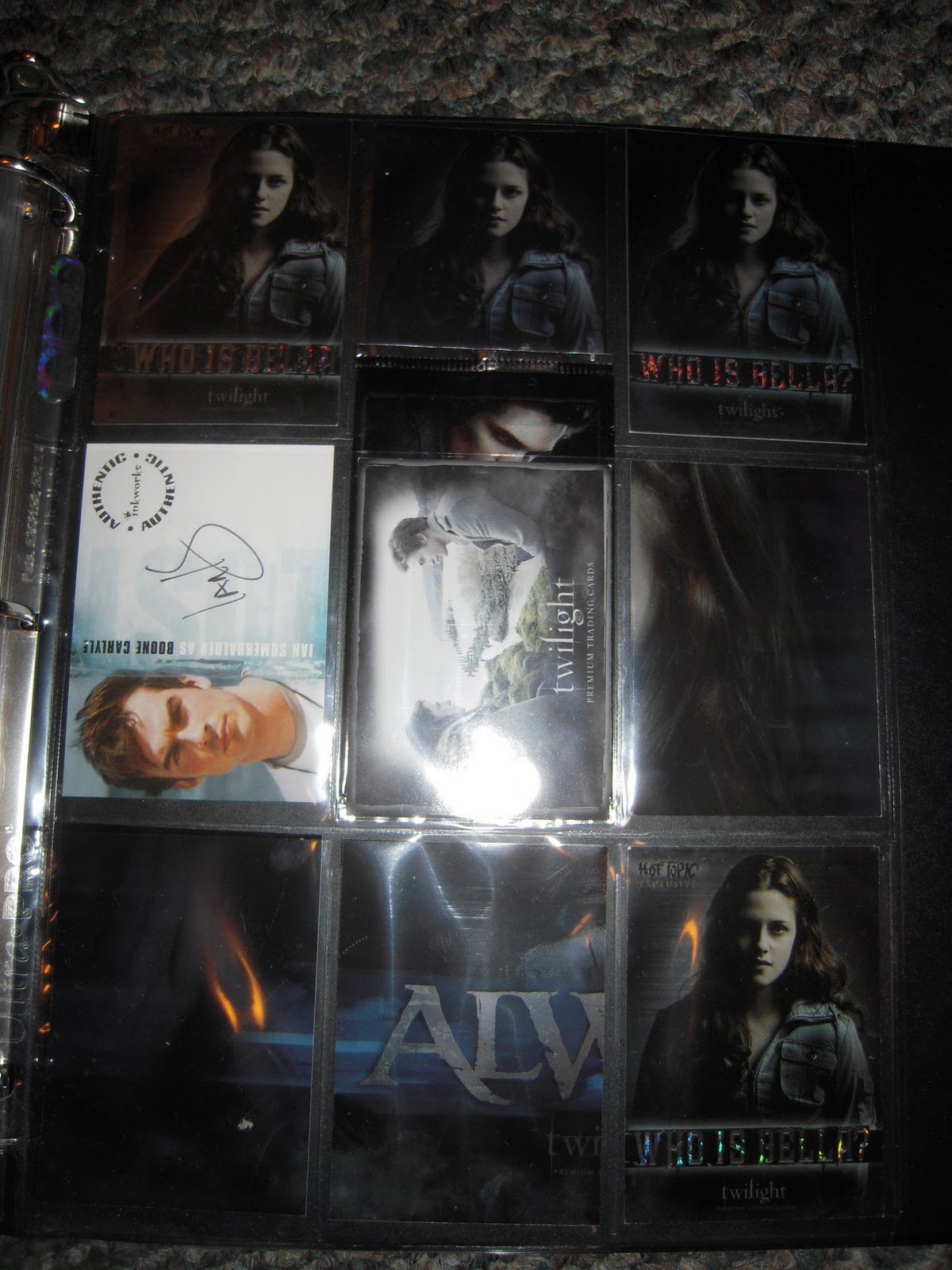 My Twilight Collection: Twilight Neca & Inkworks Trading Cards