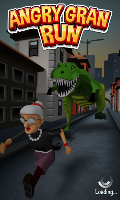 Angry Gran Run แอพเกมส์คุณยายนักวิ่งมาราทอน