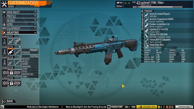 The Operational End: Blacklight Retribution: M4X build, "Rapier"