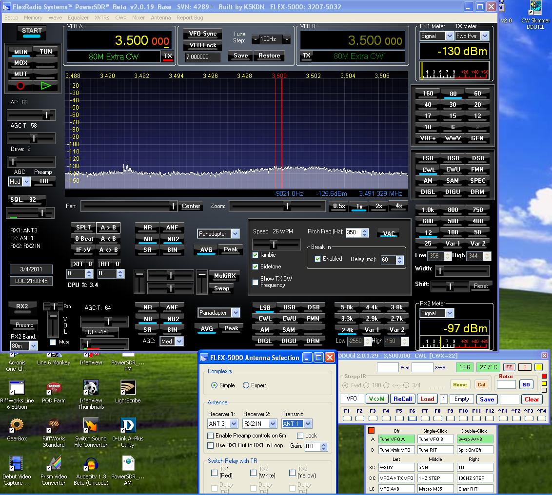 Software Defined Ham Radio: CAT primer Skimmer dope