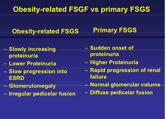 Definition, classification and pathogenesis of FSGS ~ The Healthy Diet Type