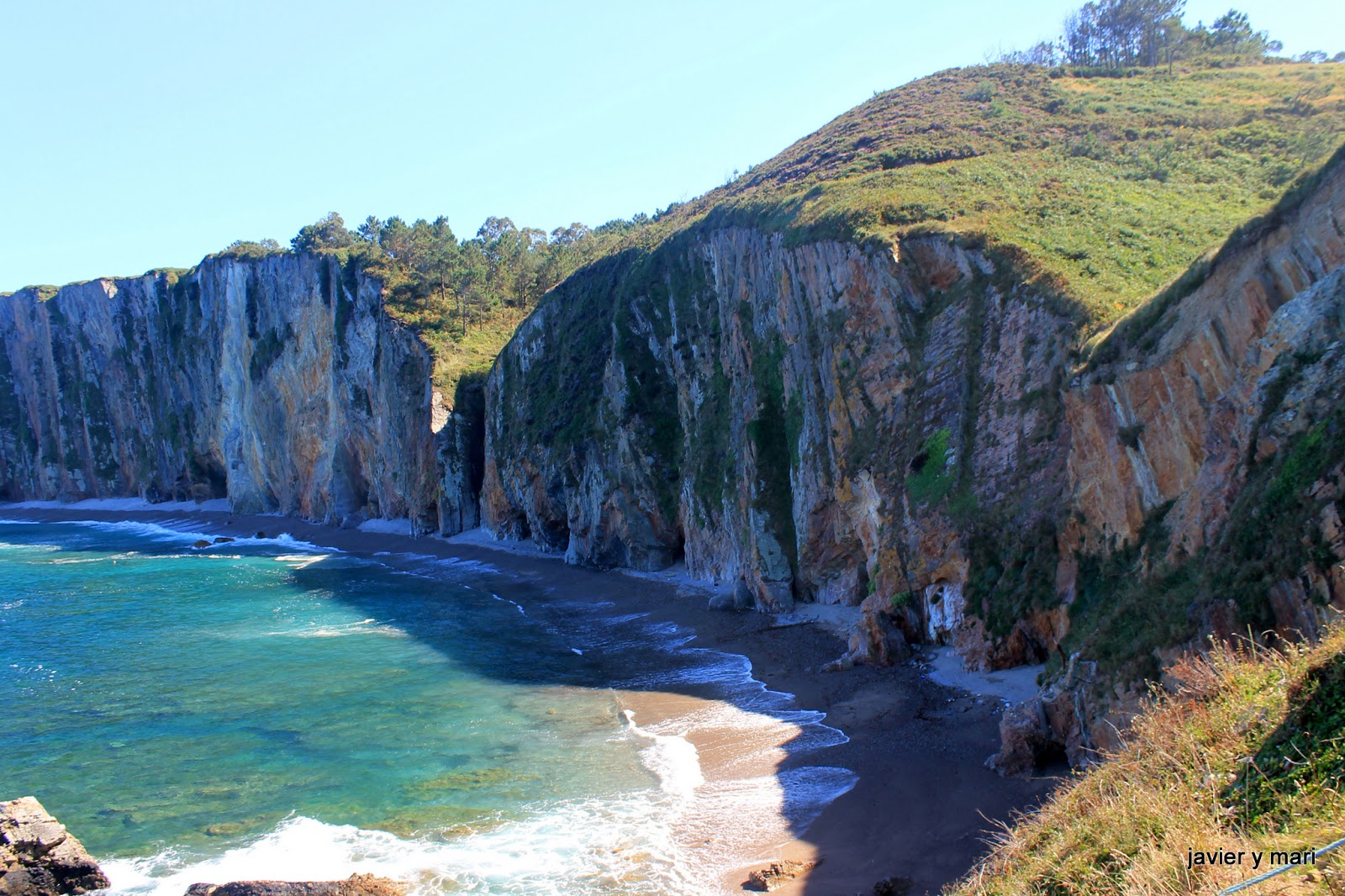 Costa Asturiana Sus Paisajes y Senderos: 120 Playa de Santa Ana - Playa ...